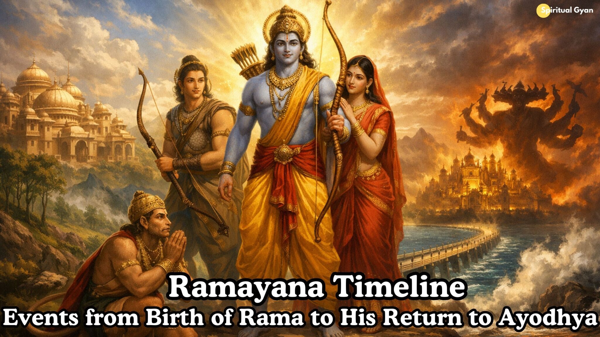 Ramayana Timeline: Events from Birth of Rama to His Return to Ayodhya